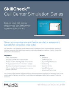 Skillcheck™ Call Center Simulation - Symphony Talent